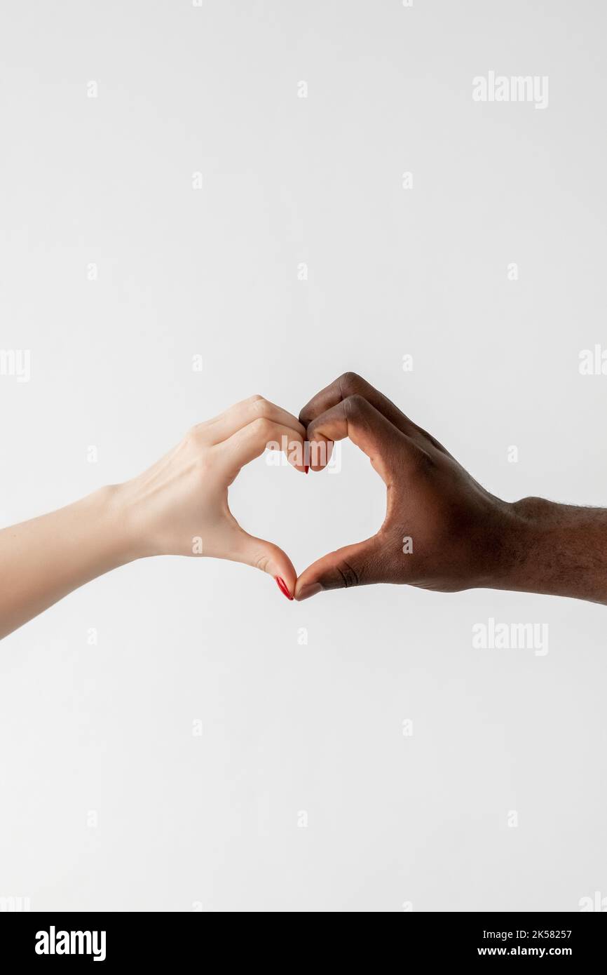 Multiethnic love. Racial tolerance. Peace harmony. Support cooperation ...
