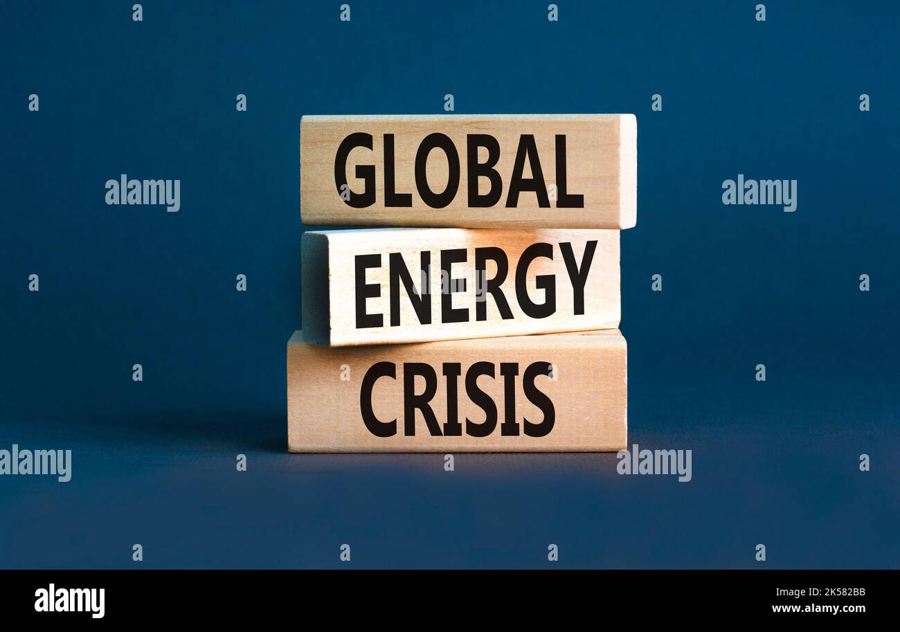 Global energy crisis symbol. Concept words Global energy crisis on ...