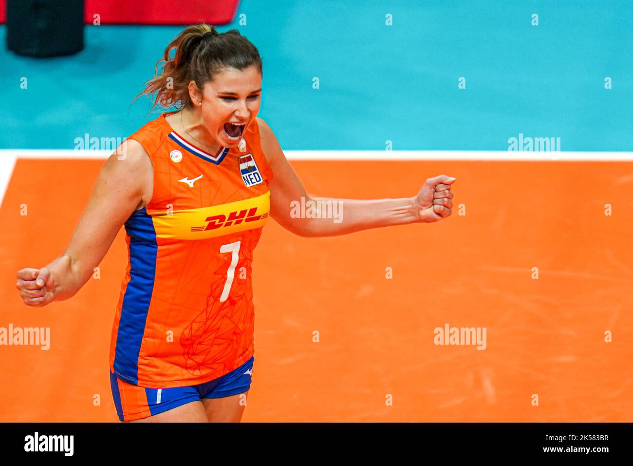 ROTTERDAM, NETHERLANDS - OCTOBER 6: Juliet Lohuis of the Netherlands ...