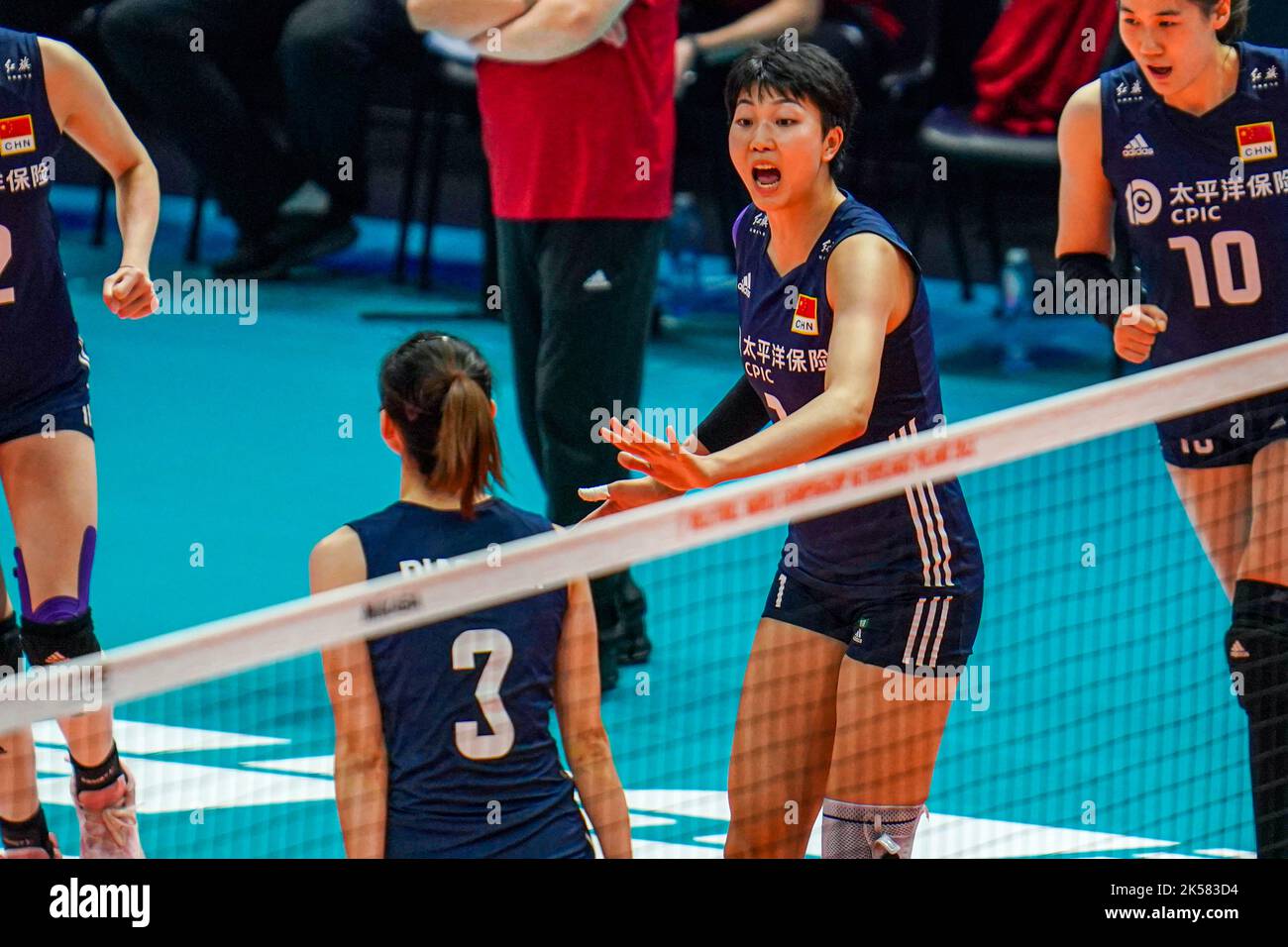 ROTTERDAM, NETHERLANDS - OCTOBER 6: Linyu Diao of China during the Pool ...