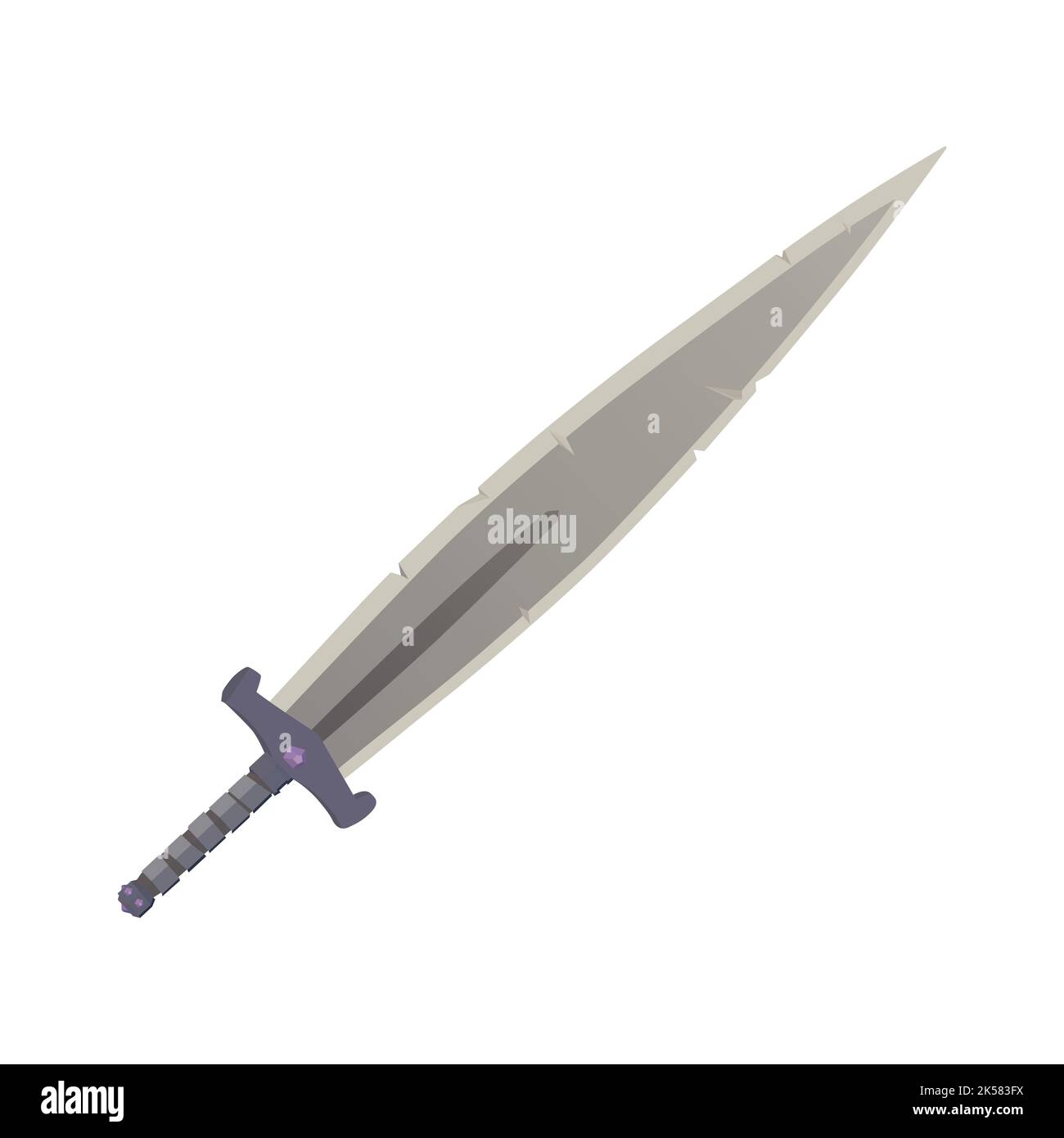 Metal Sword, straight swords, Asia sword, vector realistic sword ...