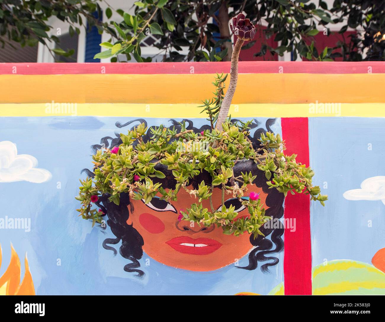 Venice, California, USA. 06th Oct, 2022. Detail of Texas-based artist ...