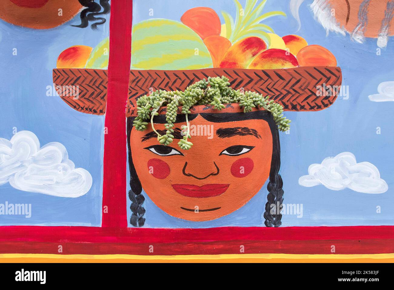 Venice, California, USA. 06th Oct, 2022. Detail of Texas-based artist ...