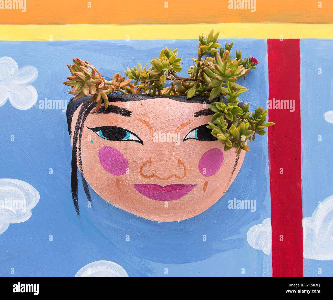 Venice, California, USA. 06th Oct, 2022. Detail of Texas-based artist ...