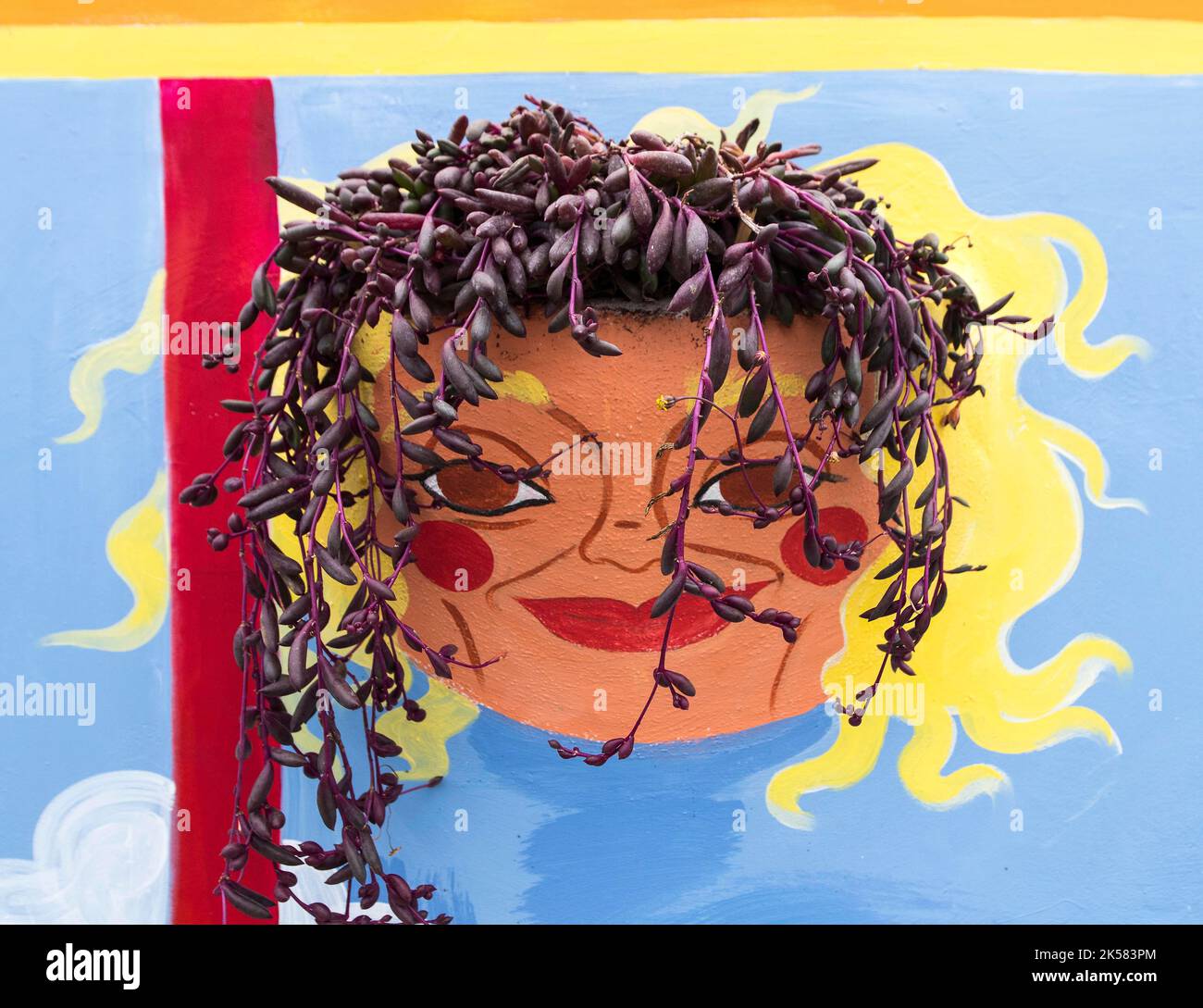 Venice, California, USA. 06th Oct, 2022. Detail of Texas-based artist ...