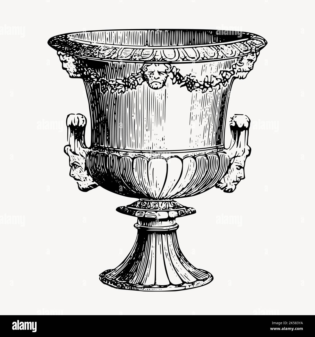 goblet, antique, art, black and white, bw,chalice, classic, clip art ...