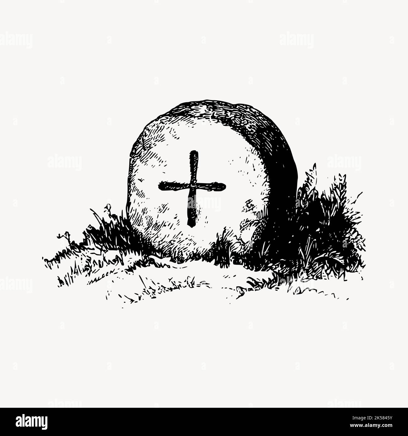 Christian tombstone drawing clipart hi-res stock photography and images ...