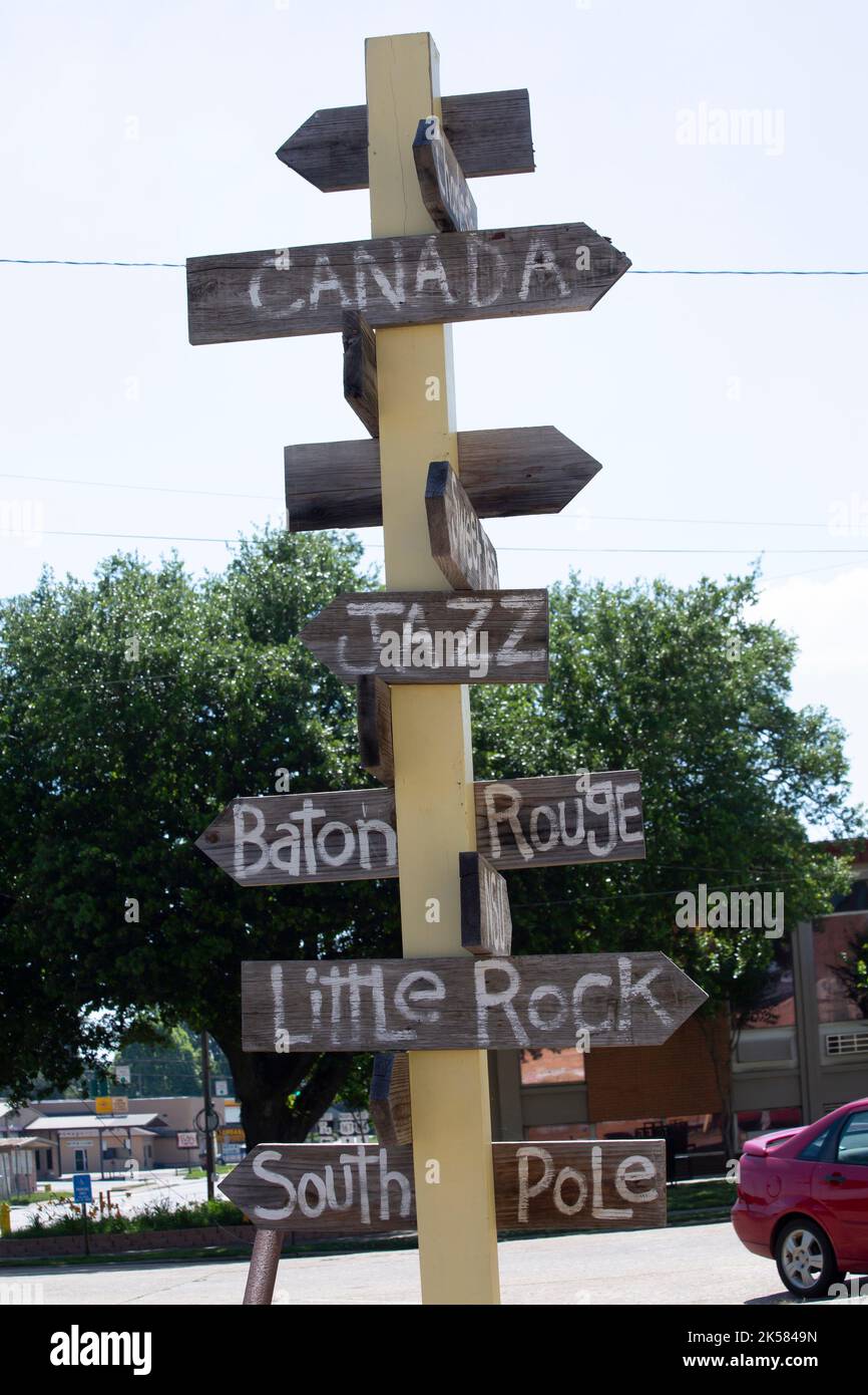 Map of winnfield hi-res stock photography and images - Alamy