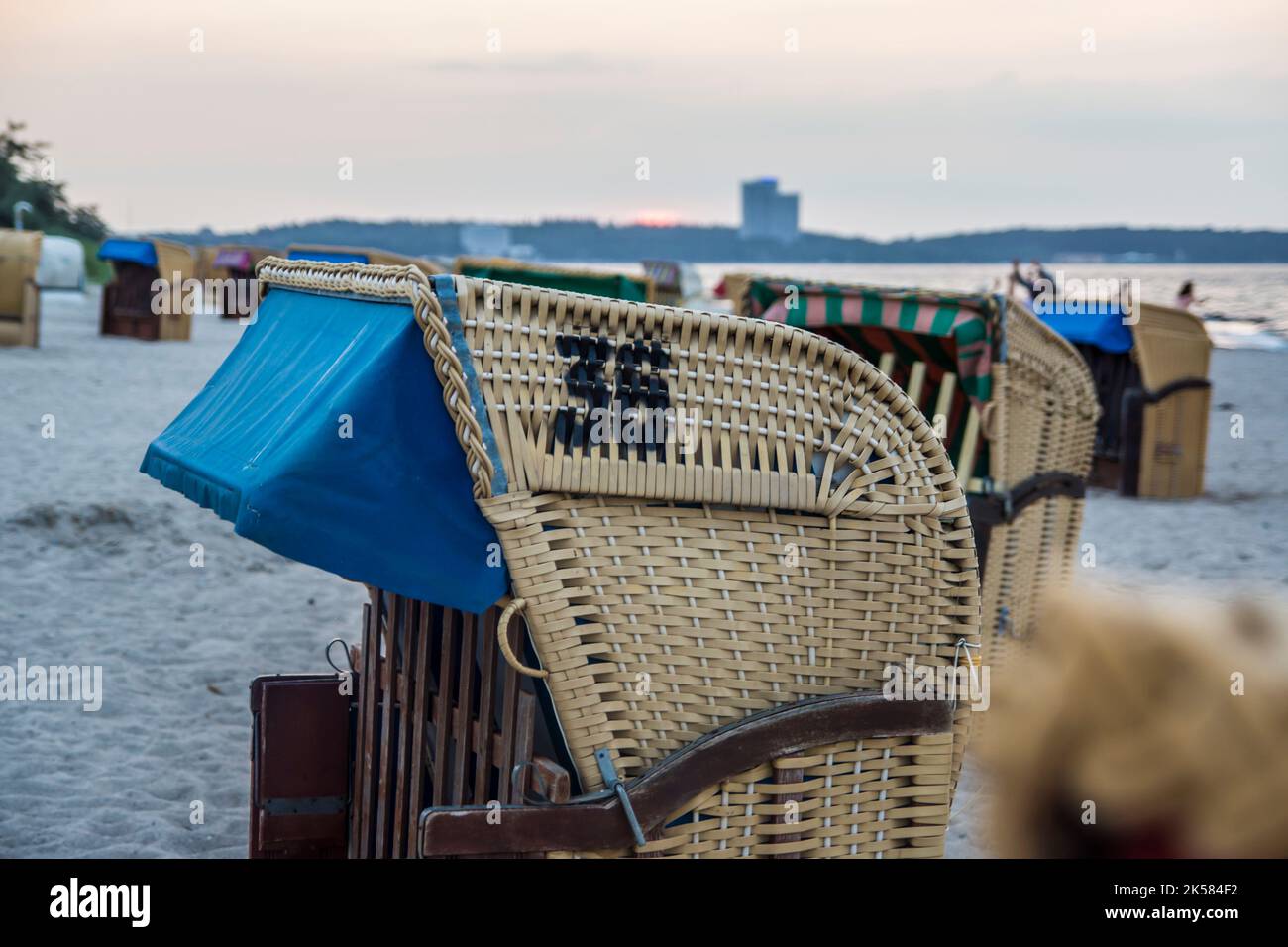Beach and Harbor Stock Photo - Alamy