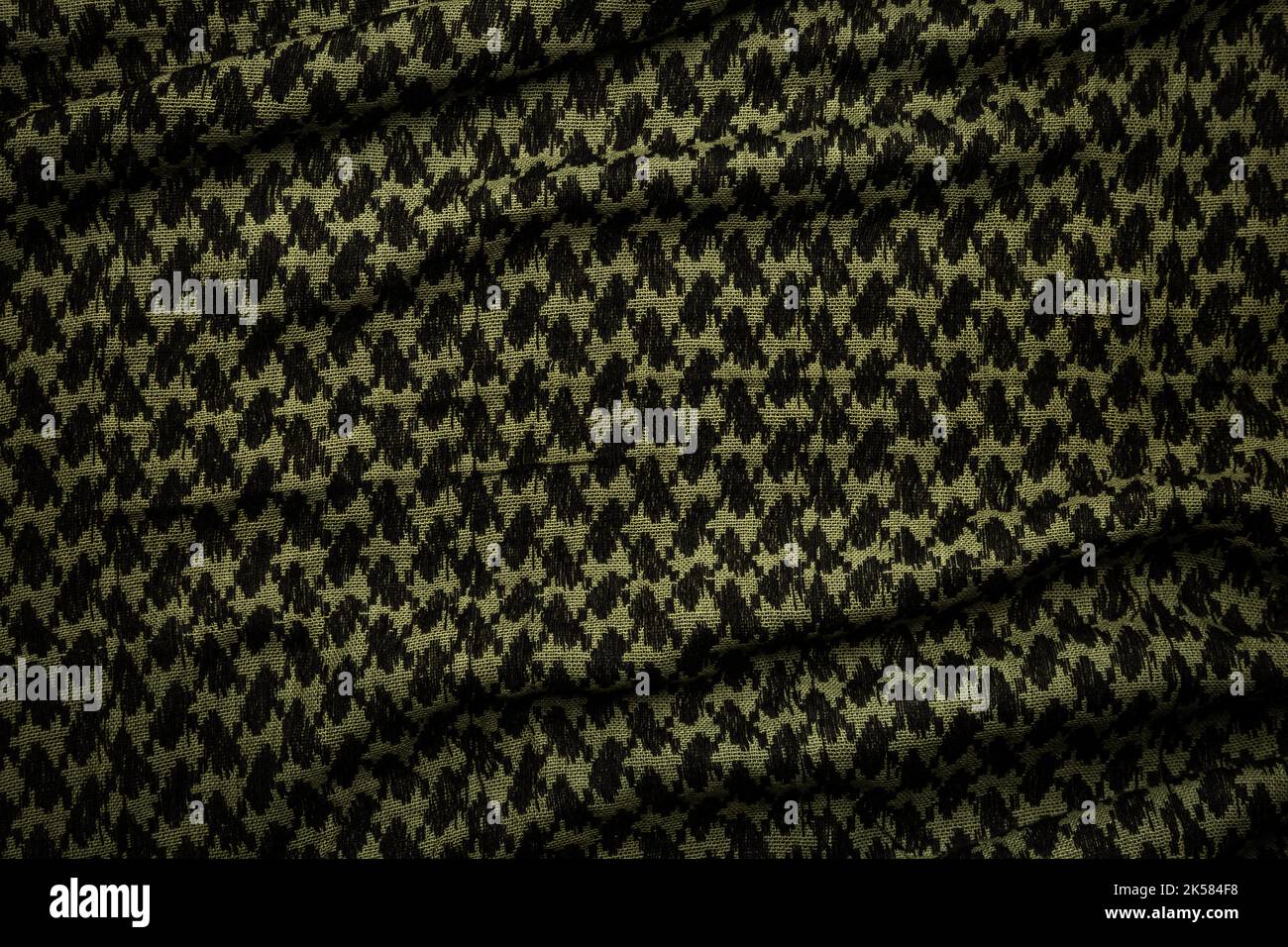 Keffieh scarf. The texture of the cotton traditional symbolic arabian ...