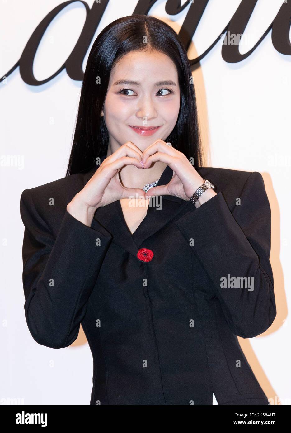 6 October 2022 – Seoul, South Korea : South Korean vocal Jisoo, member ...