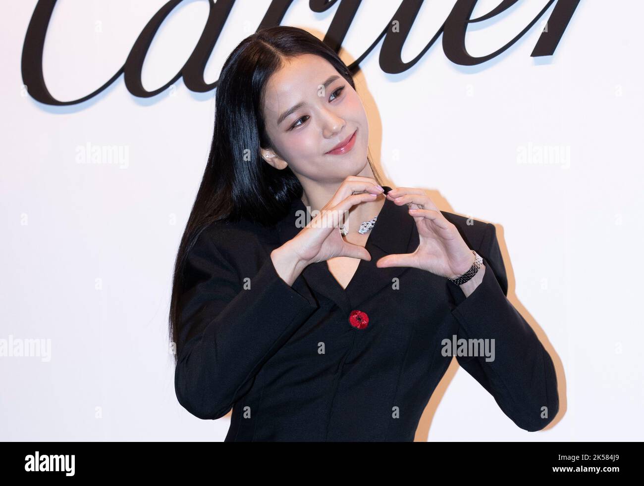 6 October 2022 – Seoul, South Korea : South Korean vocal Jisoo, member ...