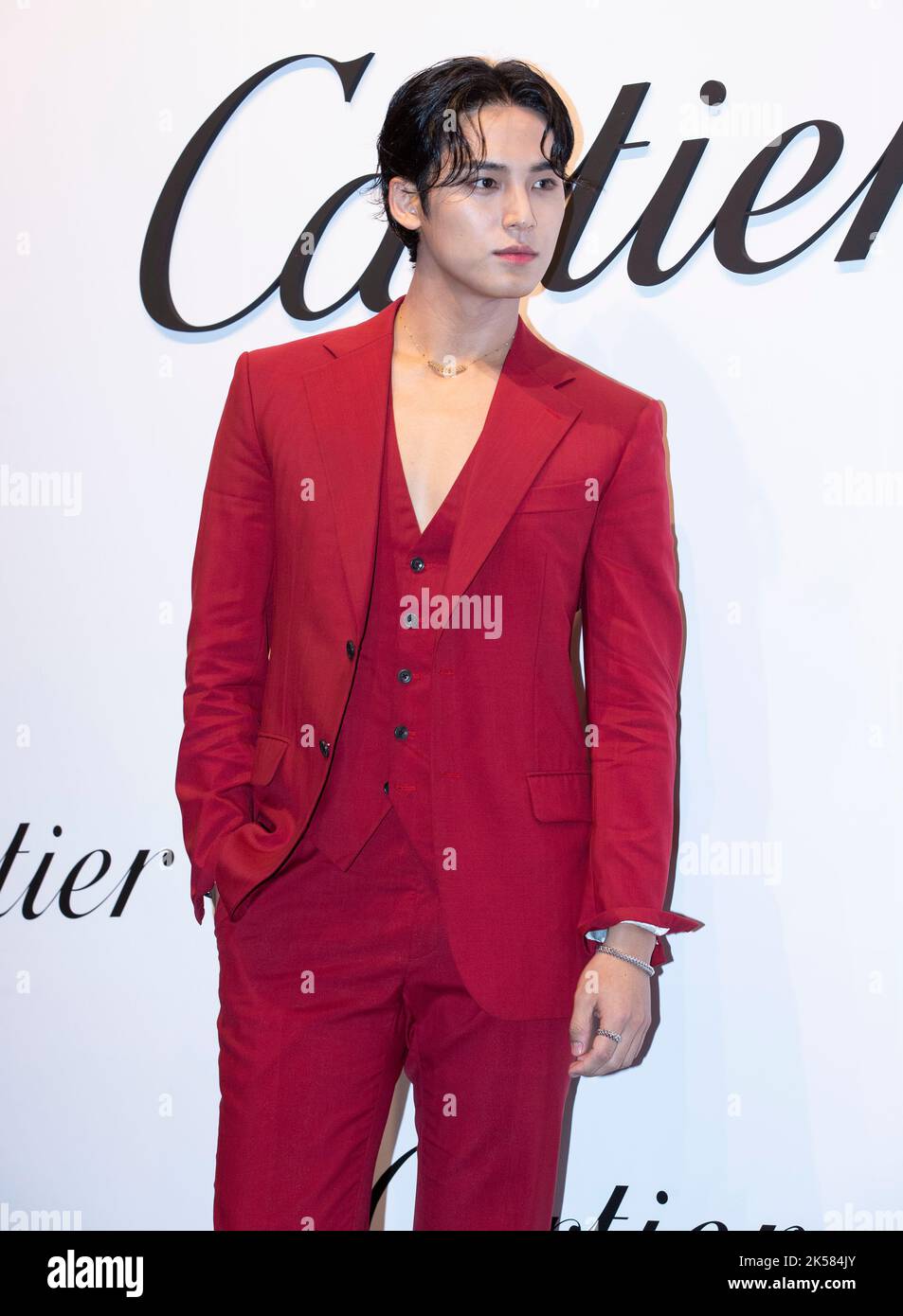 6 October 2022 – Seoul, South Korea : South Korean singer Mingyu, member of K-Pop boys band ...