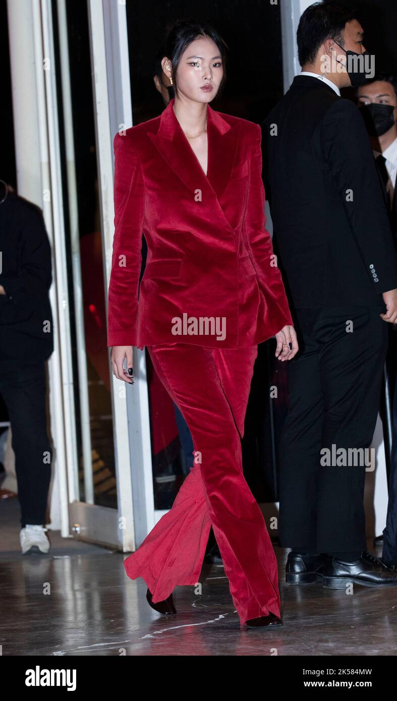 6 October 2022 – Seoul, South Korea : South Korean fashion model Ellis ...