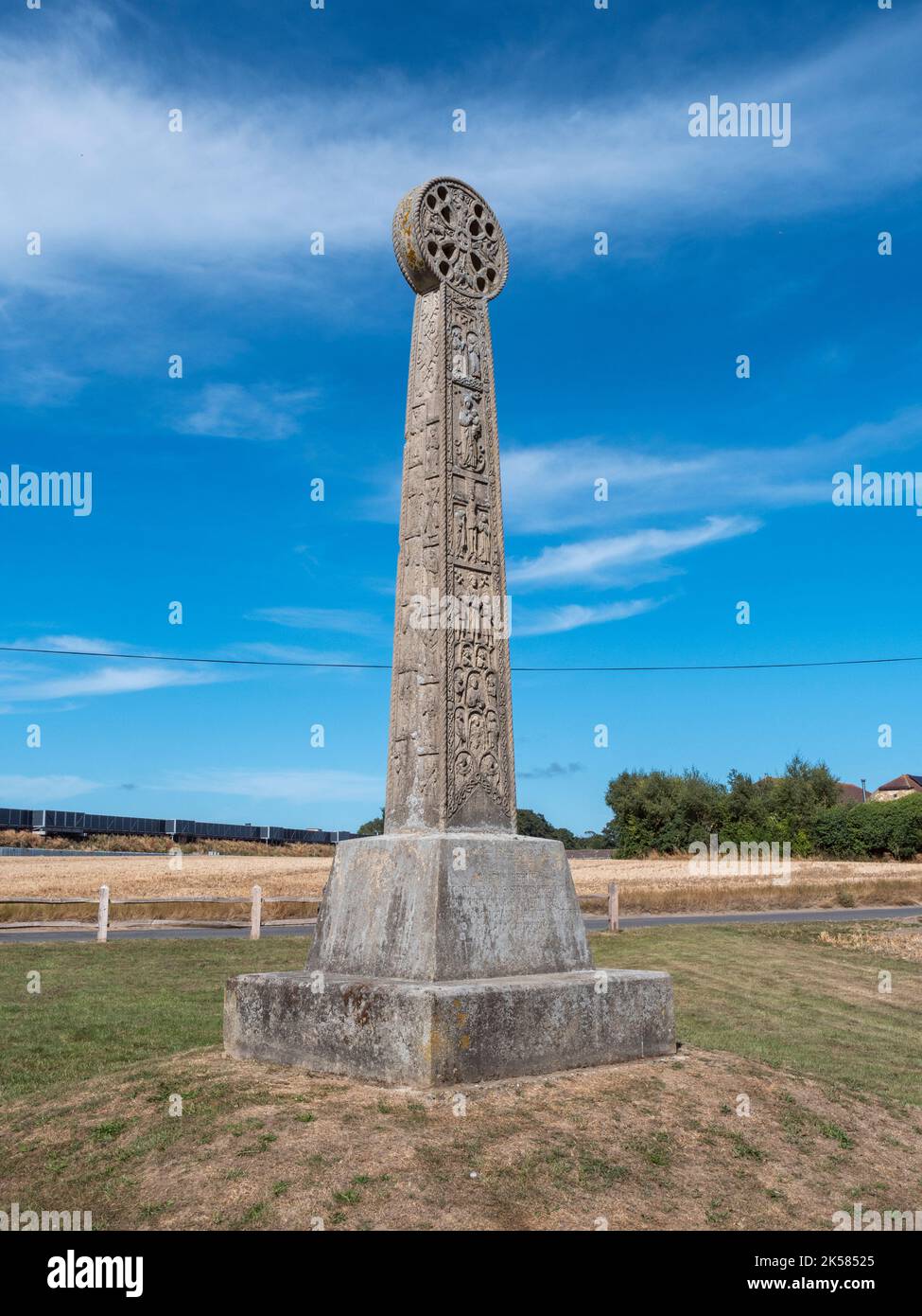 St Augustine's Cross, a 19th century cross to commemorate the meeting ...