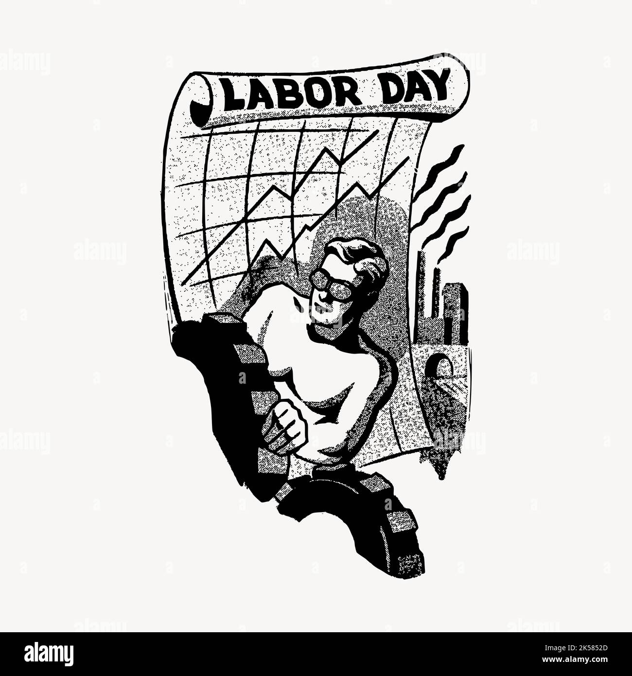 Labor day drawing clipart hi-res stock photography and images - Alamy