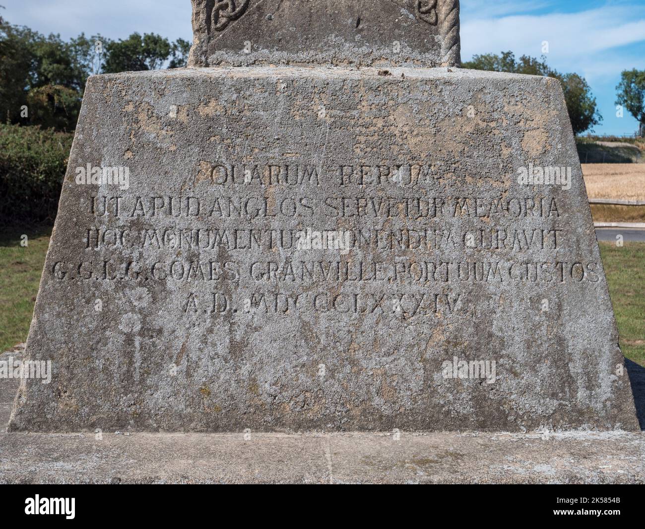 St Augustine's Cross, a 19th century cross to commemorate the meeting ...