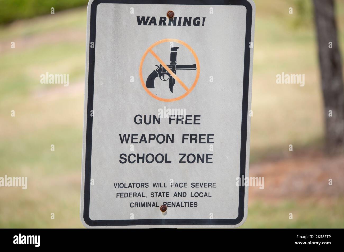 LOUISIANA TECH UNIVERSITY, RUSTON, LOUISIANA/USA – JULY 07, 2018: Gun ...
