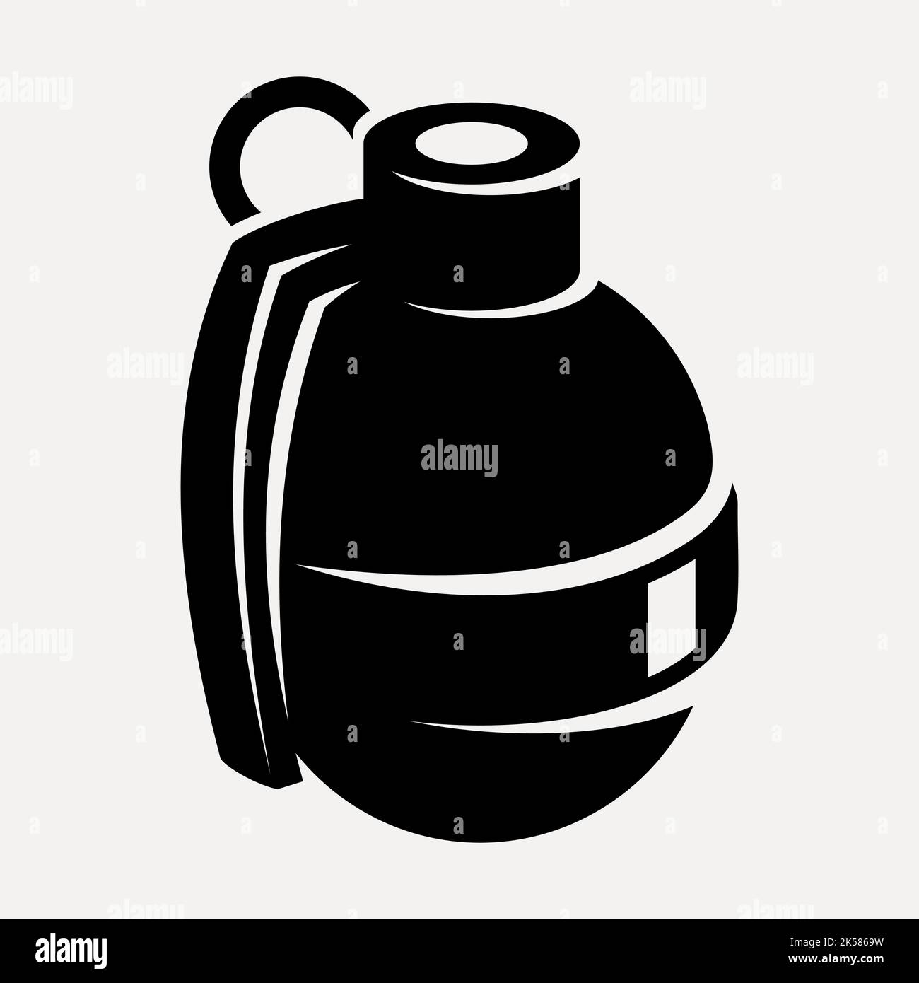 Grenade silhouette clipart hi-res stock photography and images - Alamy