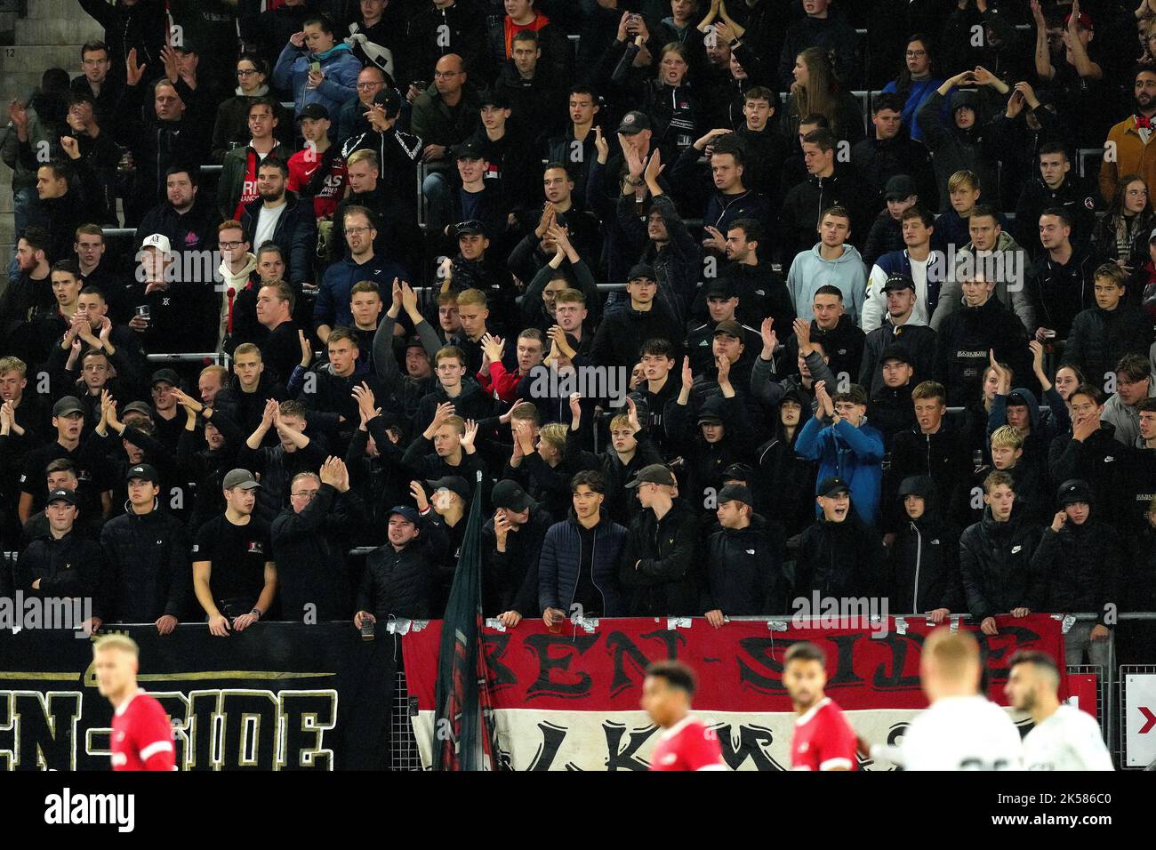 ALKMAAR - Supporters during the UEFA Conference League match between AZ ...
