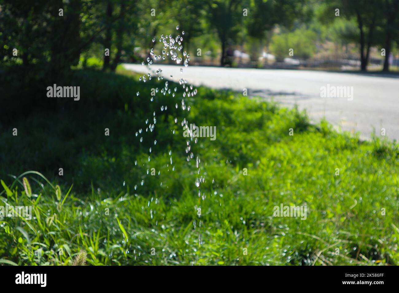 Water droplets splash hi-res stock photography and images - Alamy