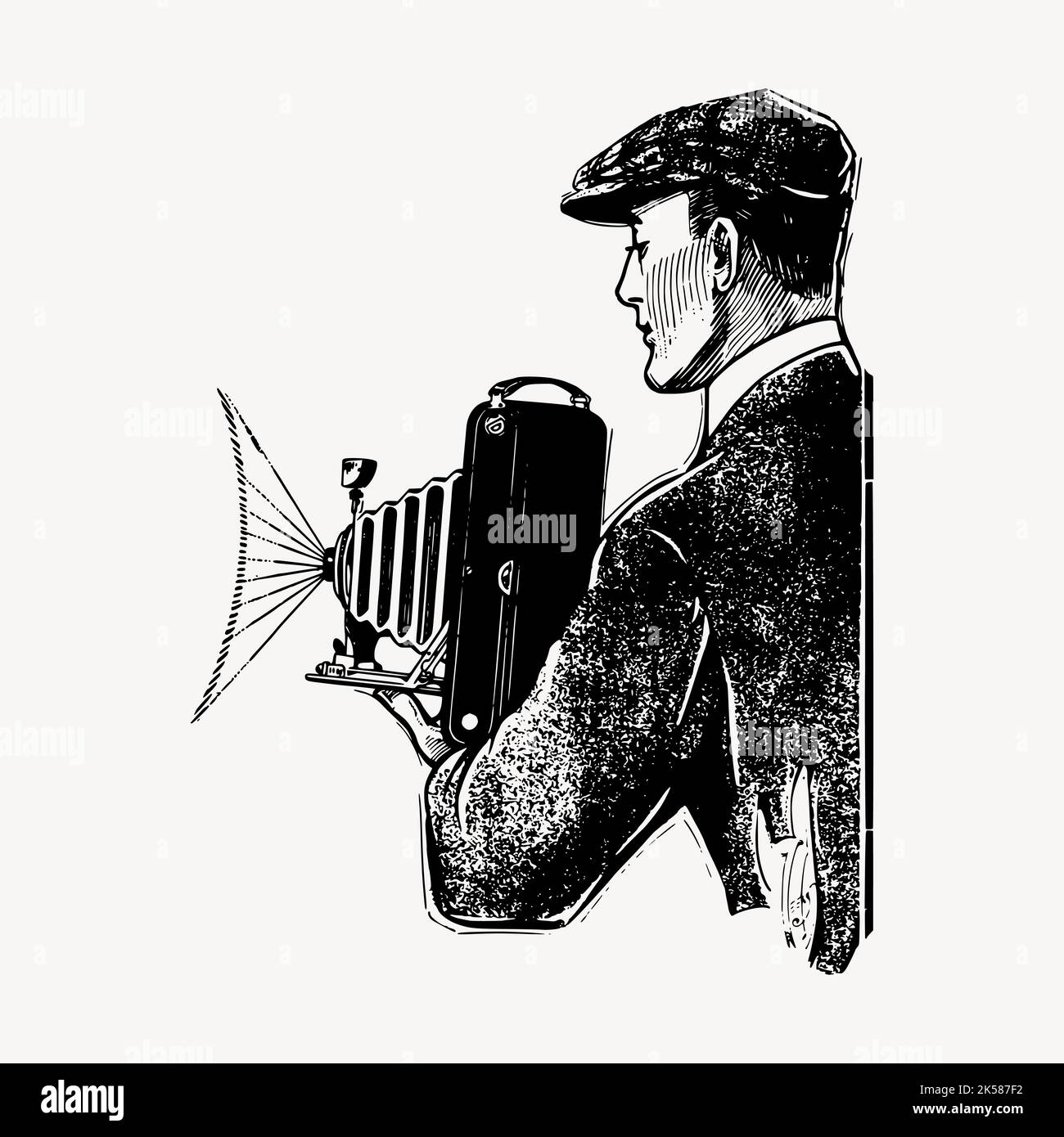 Analog photographer clipart hi-res stock photography and images - Alamy