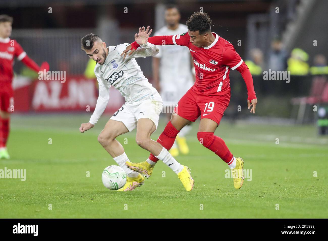 ALKMAAR - 06-10-2022, AFAS Stadium. UEFA European Conference League ...