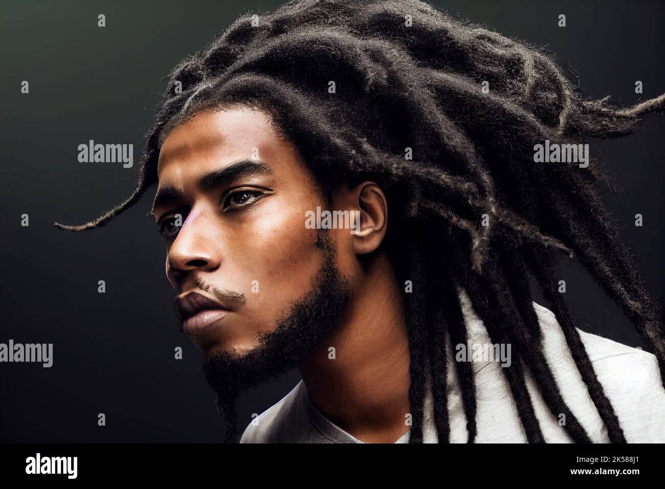 Very long dreadlocks hi-res stock photography and images - Alamy