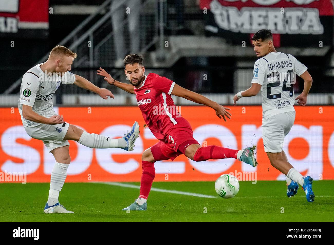 ALKMAAR, NETHERLANDS - OCTOBER 6: Ido Shahar of Apollon, Pantelis ...