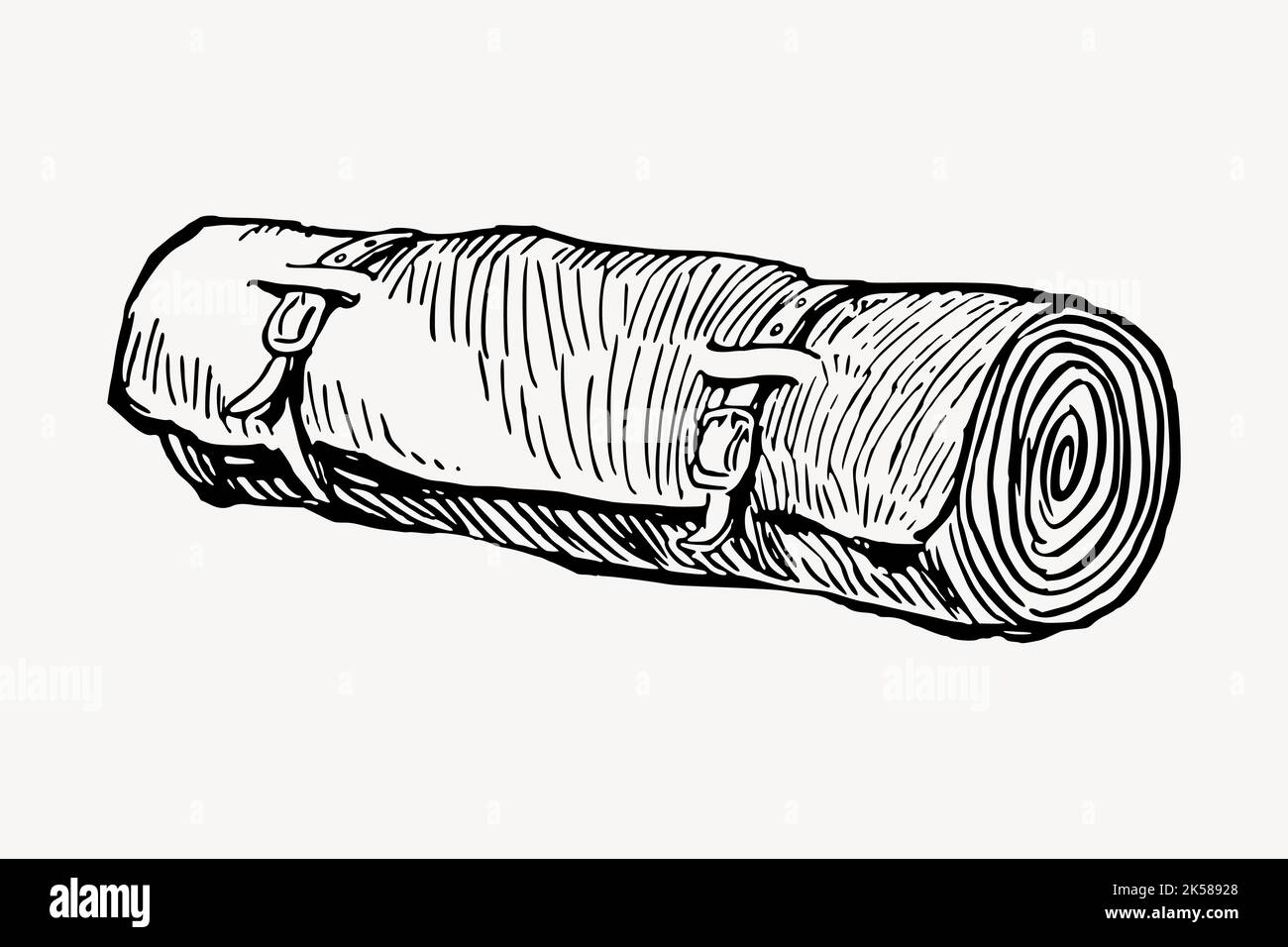 Camping roll up clipart hi-res stock photography and images - Alamy