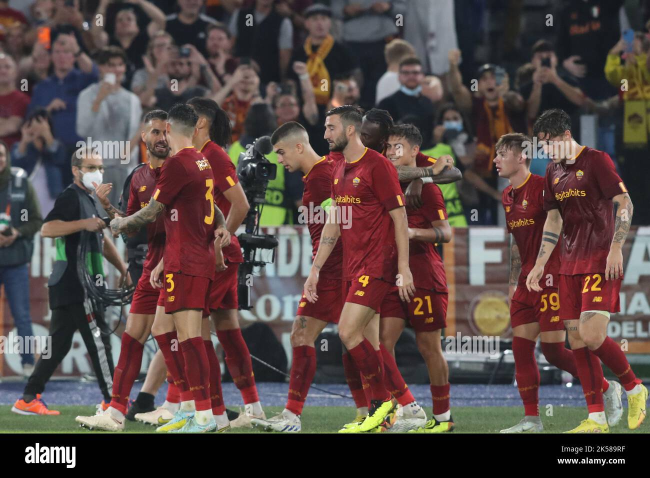 Rome, Italy. 06th Oct, 2022. ROME, Italy - 06.10.2022: Paulo Dybala (AS ...
