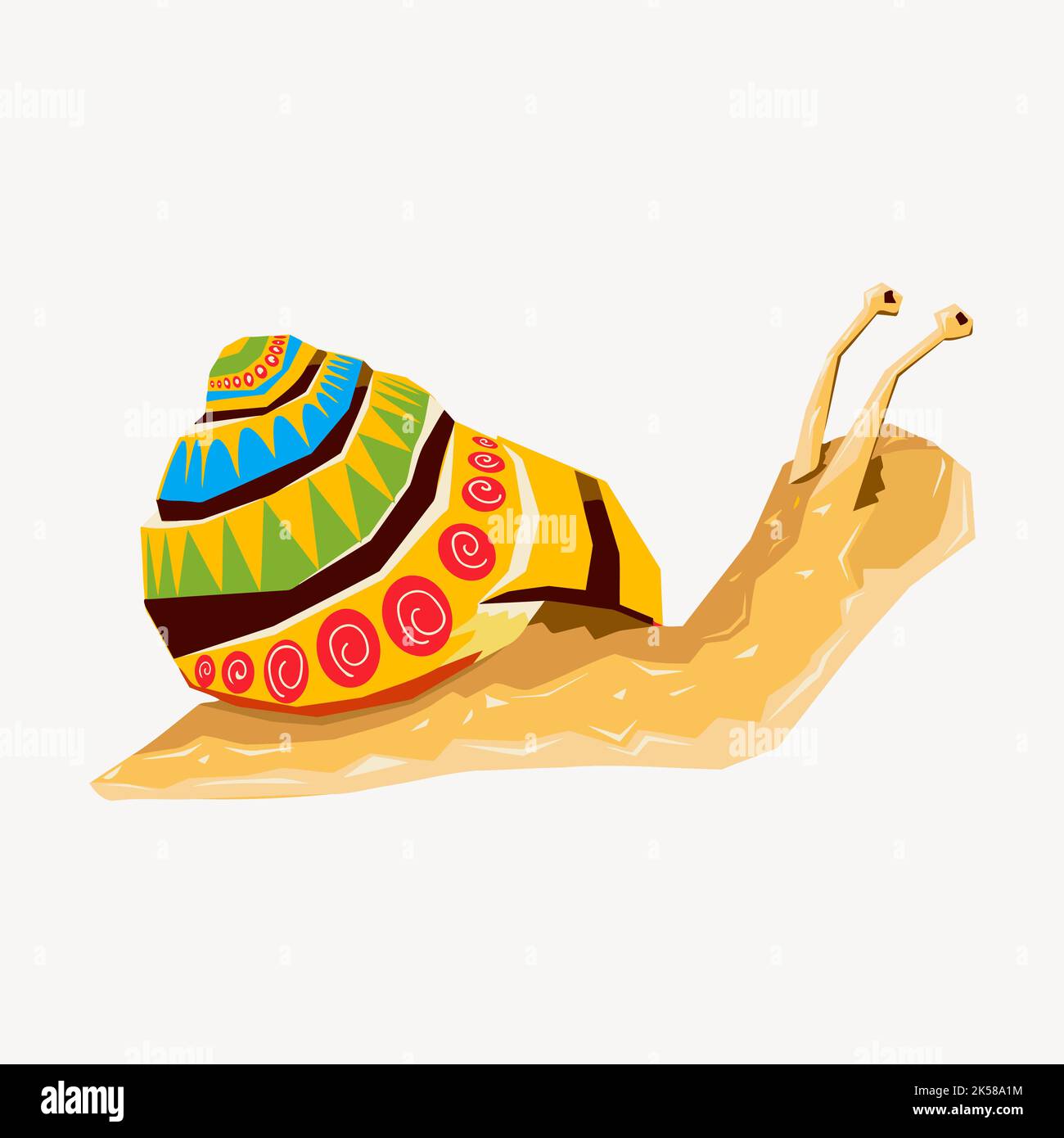 Abstract snail hand drawn, illustration vector Stock Vector Image & Art ...