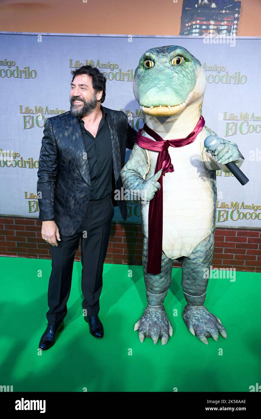 Madrid. Spain. 20221006, Javier Bardem attends 'Lyle, Lyle, Crocodile ...