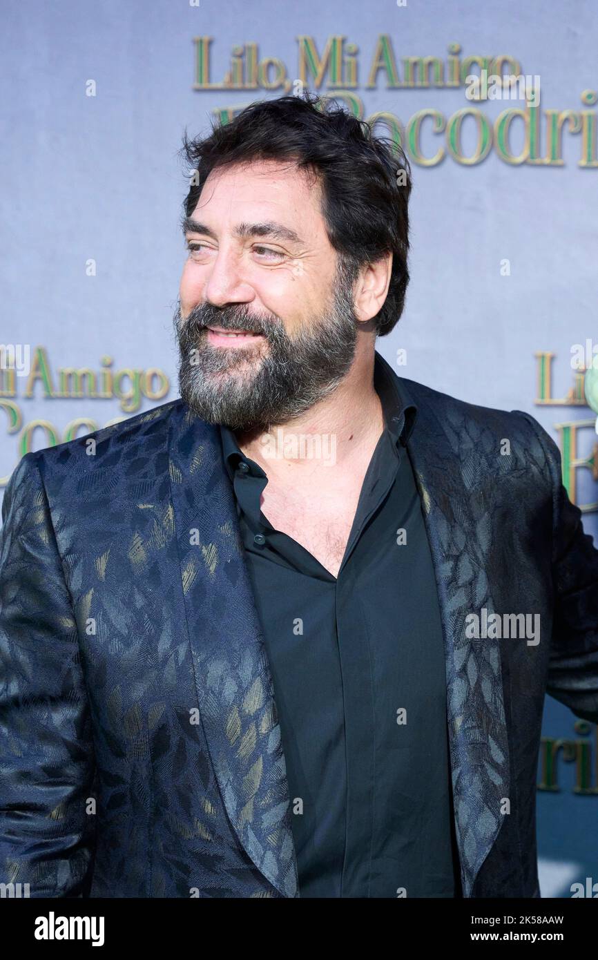 Madrid. Spain. 20221006, Javier Bardem attends 'Lyle, Lyle, Crocodile ...