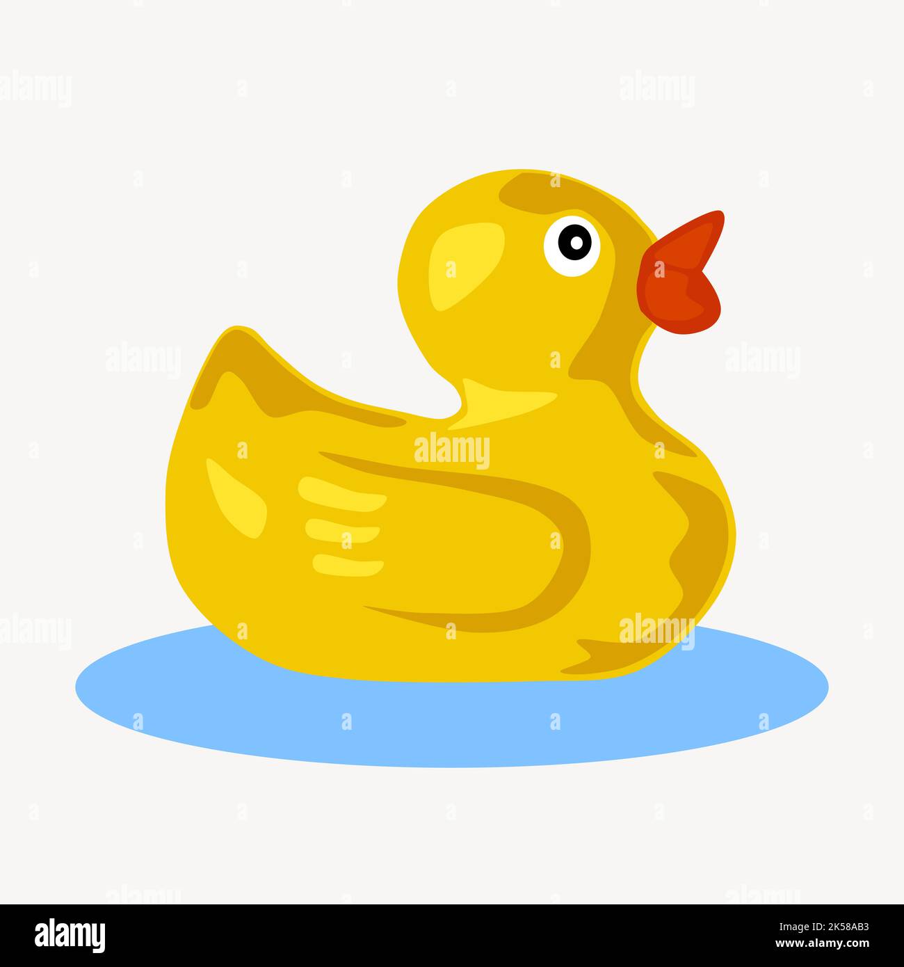 Rubber duck clipart, illustration vector Stock Vector Image & Art - Alamy