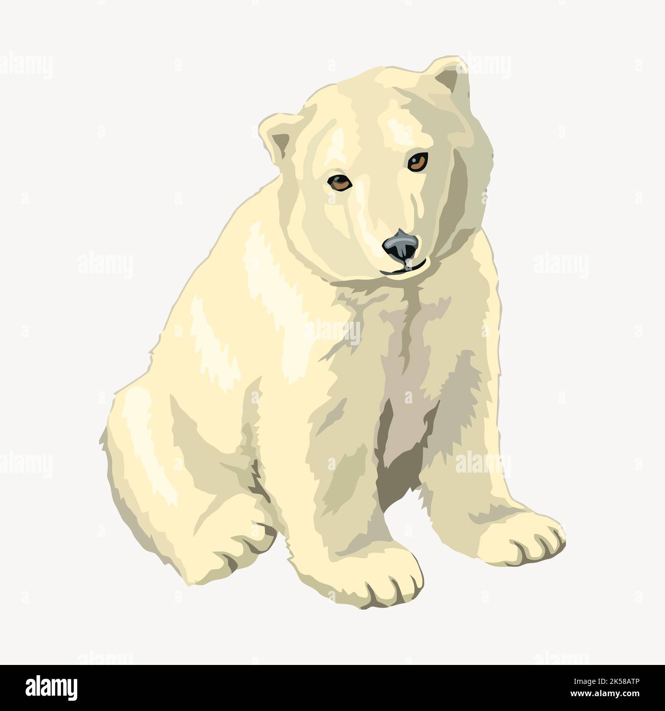 Baby Polar Bear Clip Art