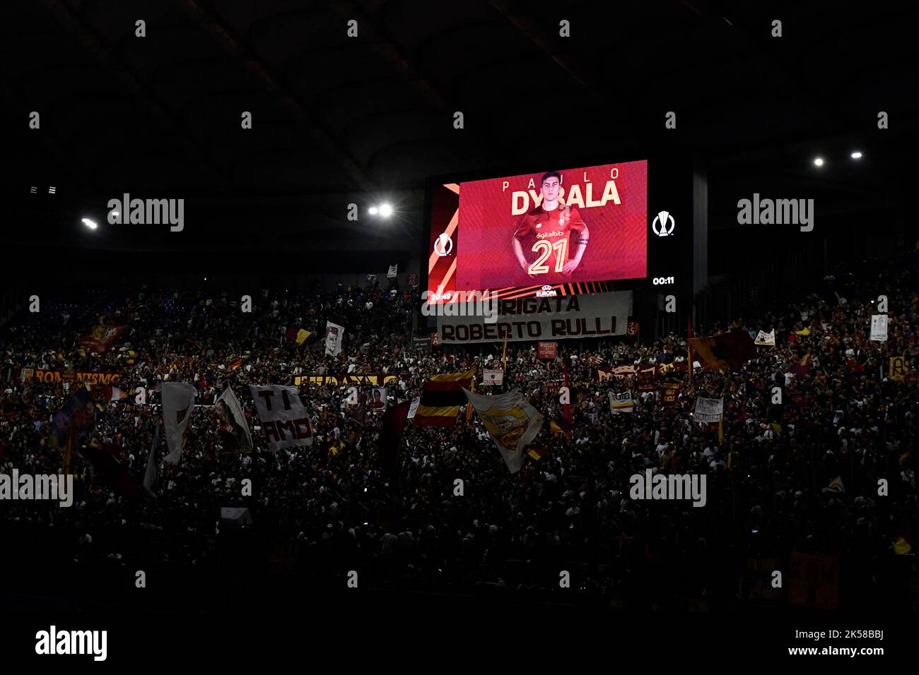 Roma, Italy. 06th Oct, 2022. Image of Paulo Dybala of AS Roma on the ...