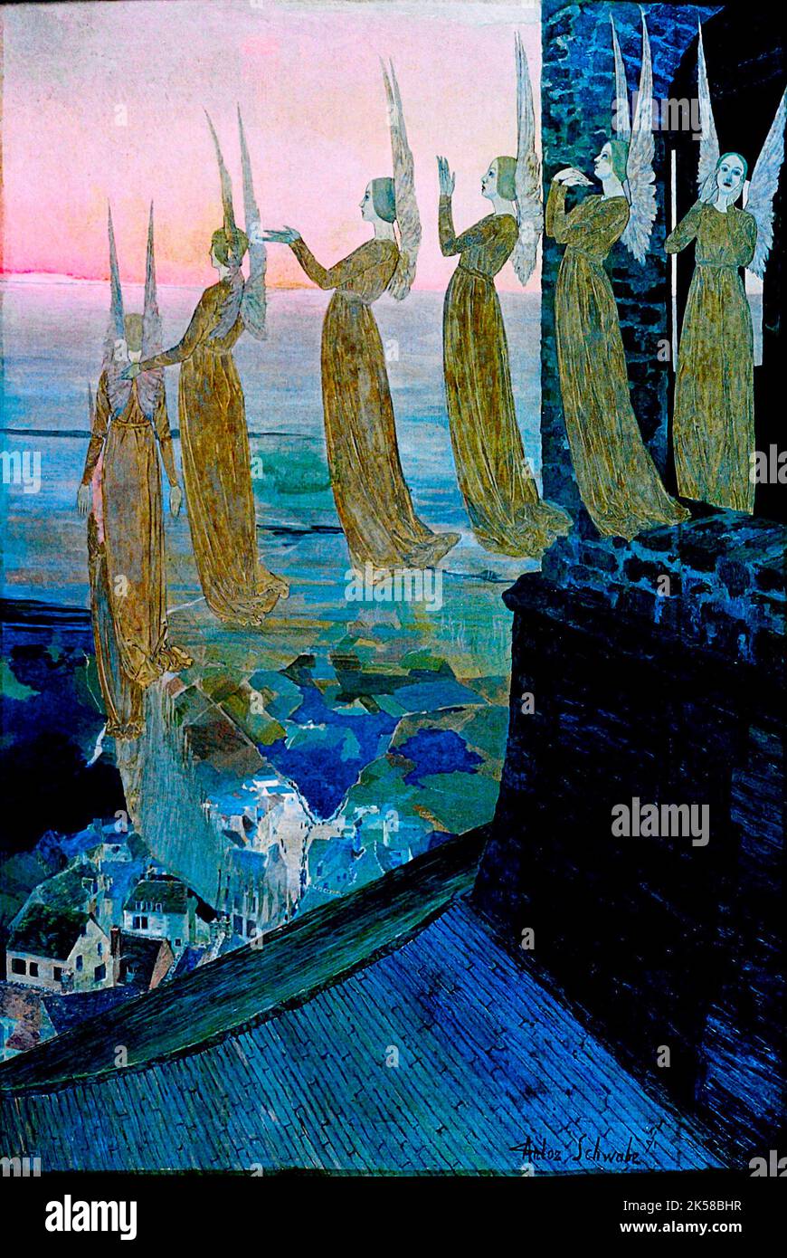 Carlos schwabe painting hi-res stock photography and images - Alamy
