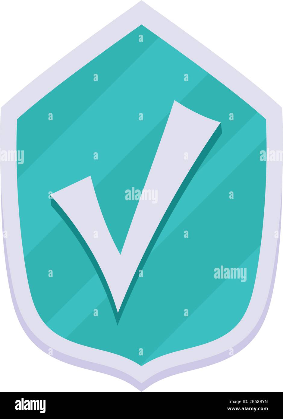 security shield with check symbol icon Stock Vector Image & Art - Alamy