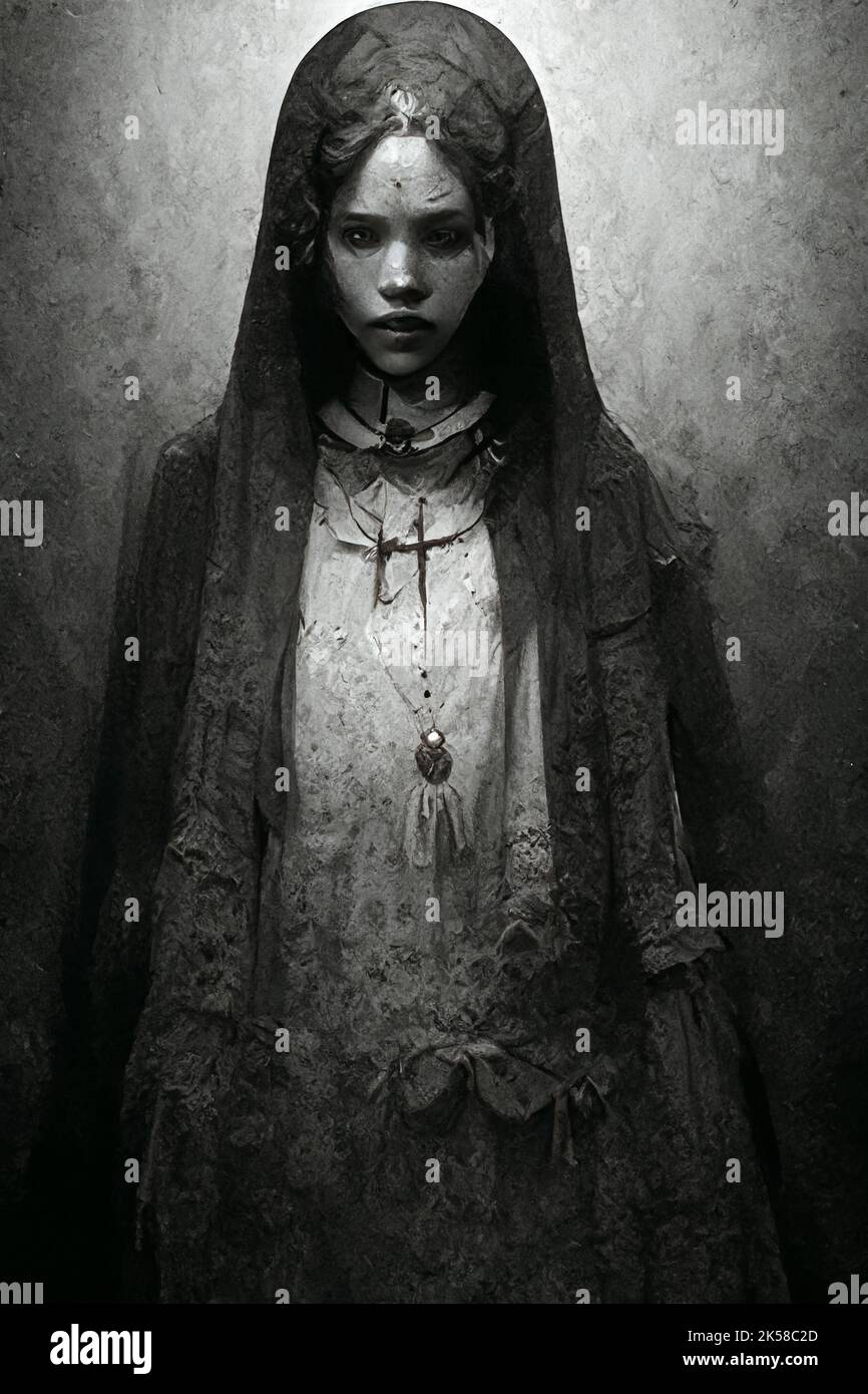 Demon nun hi-res stock photography and images - Alamy