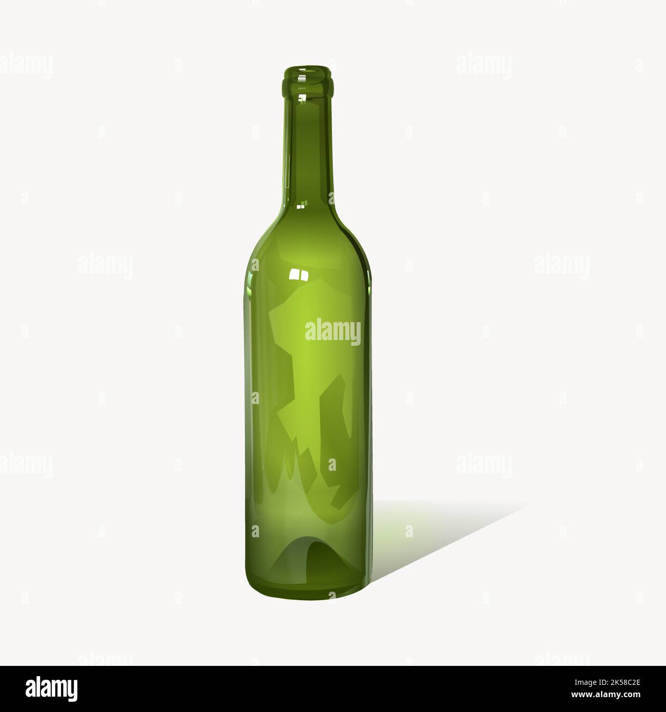 Glass Bottle Clipart Green Object Illustration Vector Stock Vector Image And Art Alamy