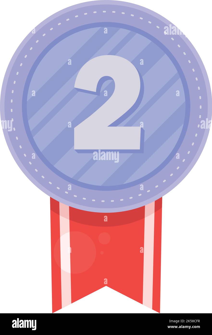 second medal award prize icon Stock Vector Image & Art - Alamy