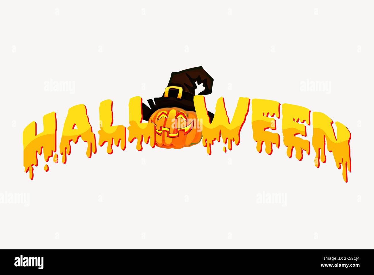 Halloween word clipart hi-res stock photography and images - Alamy