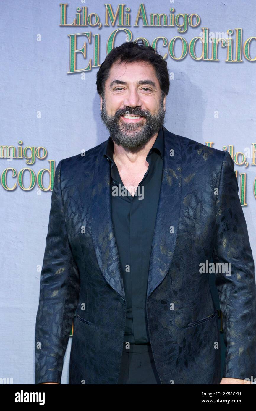 October 6, 2022, Madrid, Madrid, Spain: Javier Bardem attends 'Lyle ...