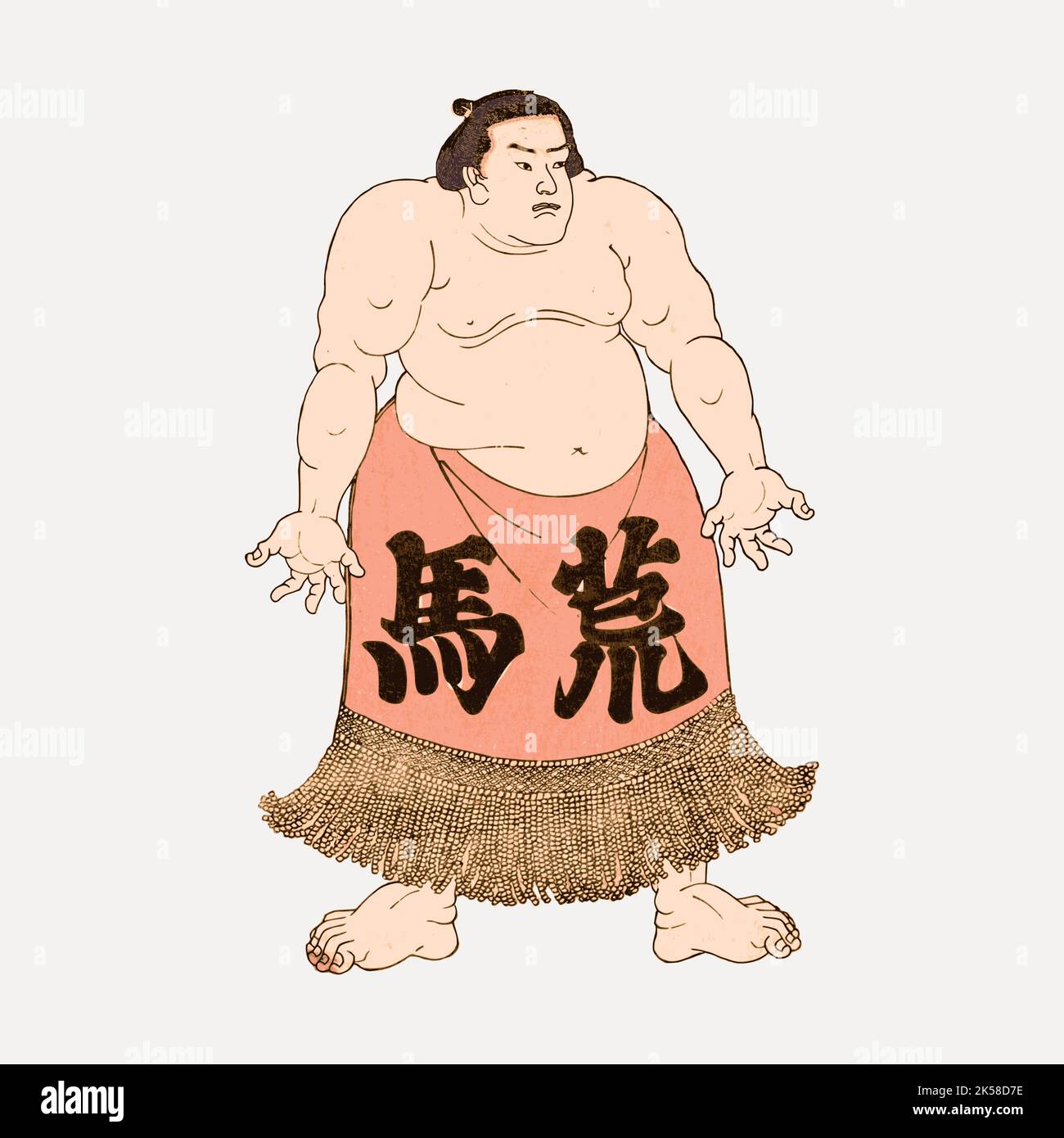Sumo man clipart, sports illustration vector Stock Vector Image & Art ...