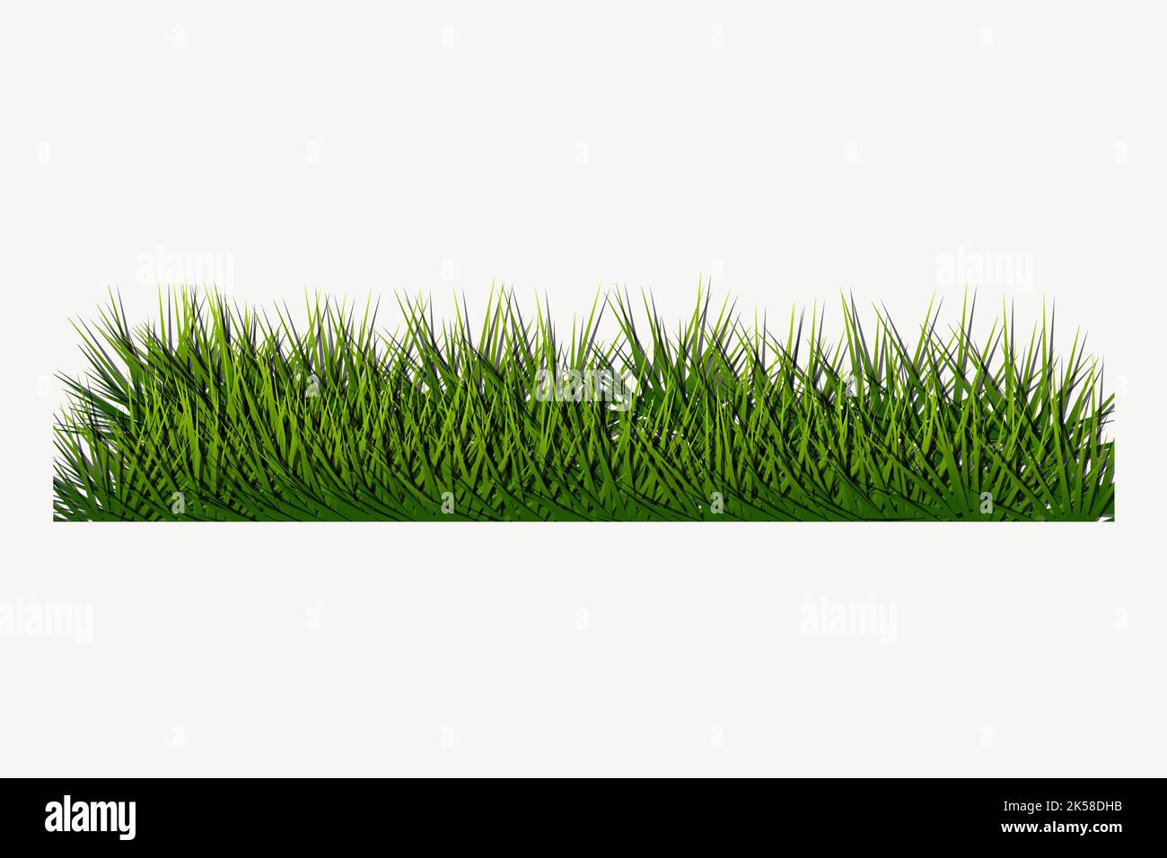 Grass Bush Border Clipart Nature Element Vector Stock Vector Image And Art Alamy