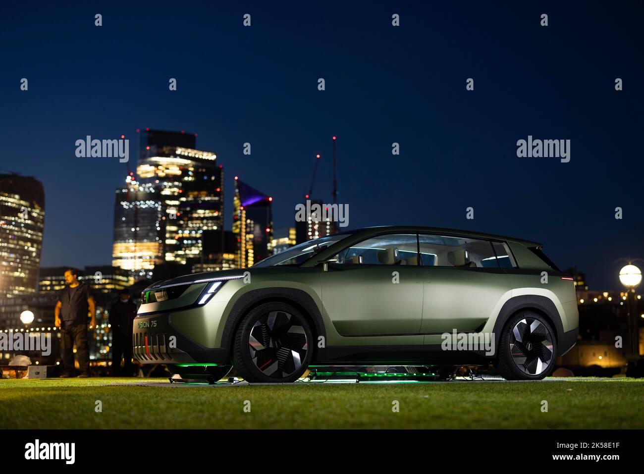 EDITORIAL USE ONLY ¦koda's Vision 7S is unveiled at it's UK premiere in ...