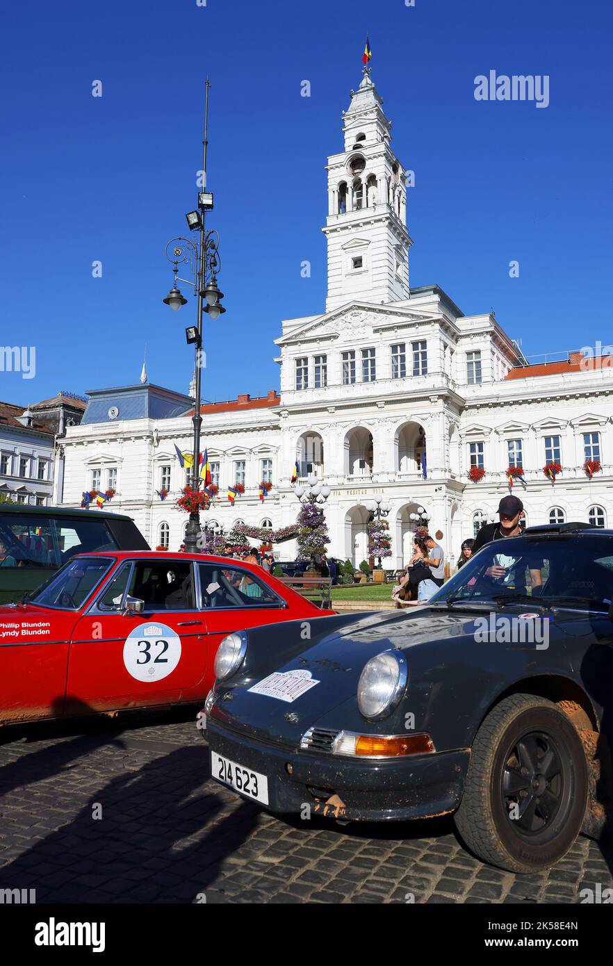 Old rallye cars in Arad, Romania, Europe Stock Photo - Alamy