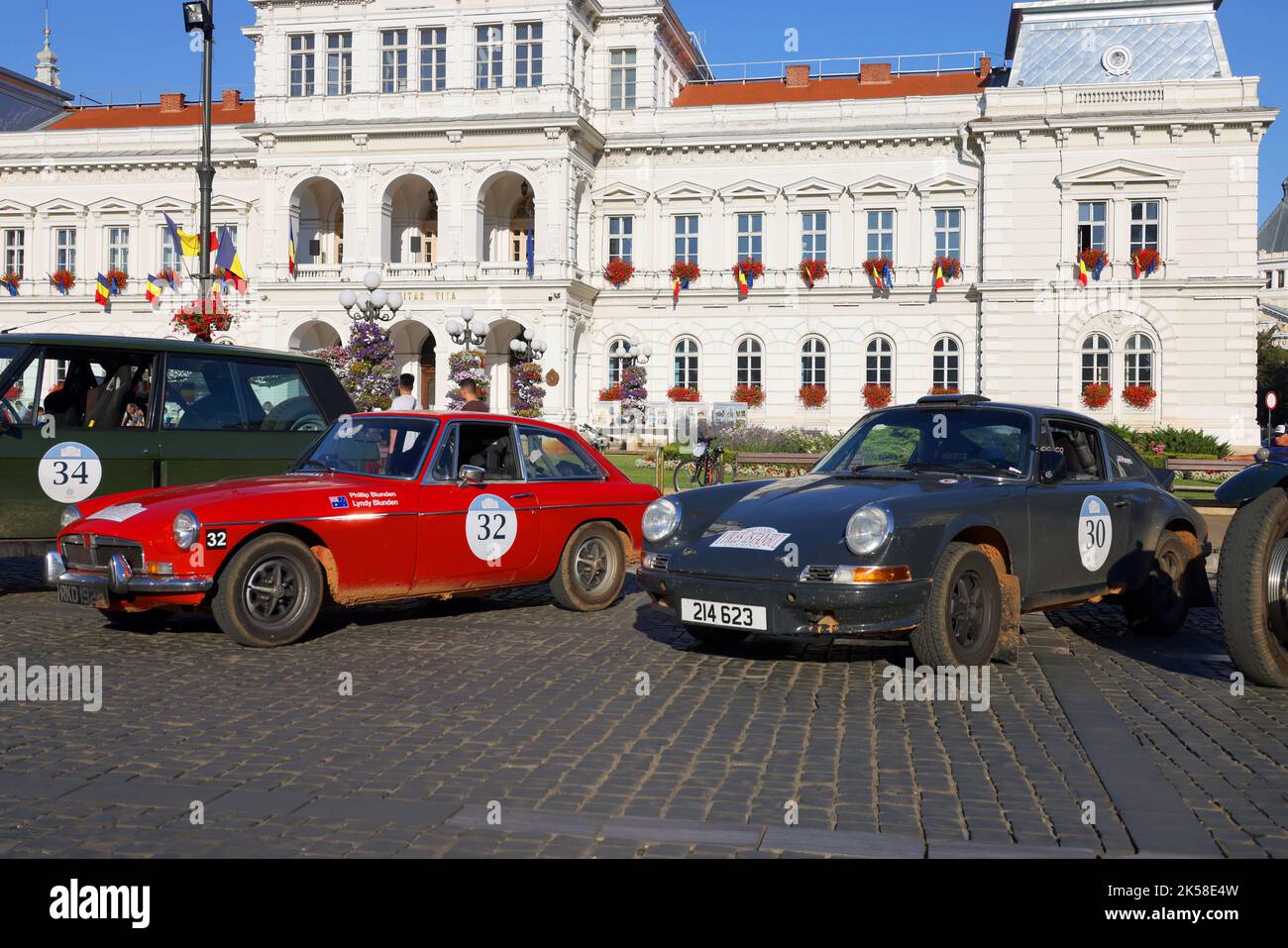 Old rallye cars in Arad, Romania, Europe Stock Photo - Alamy