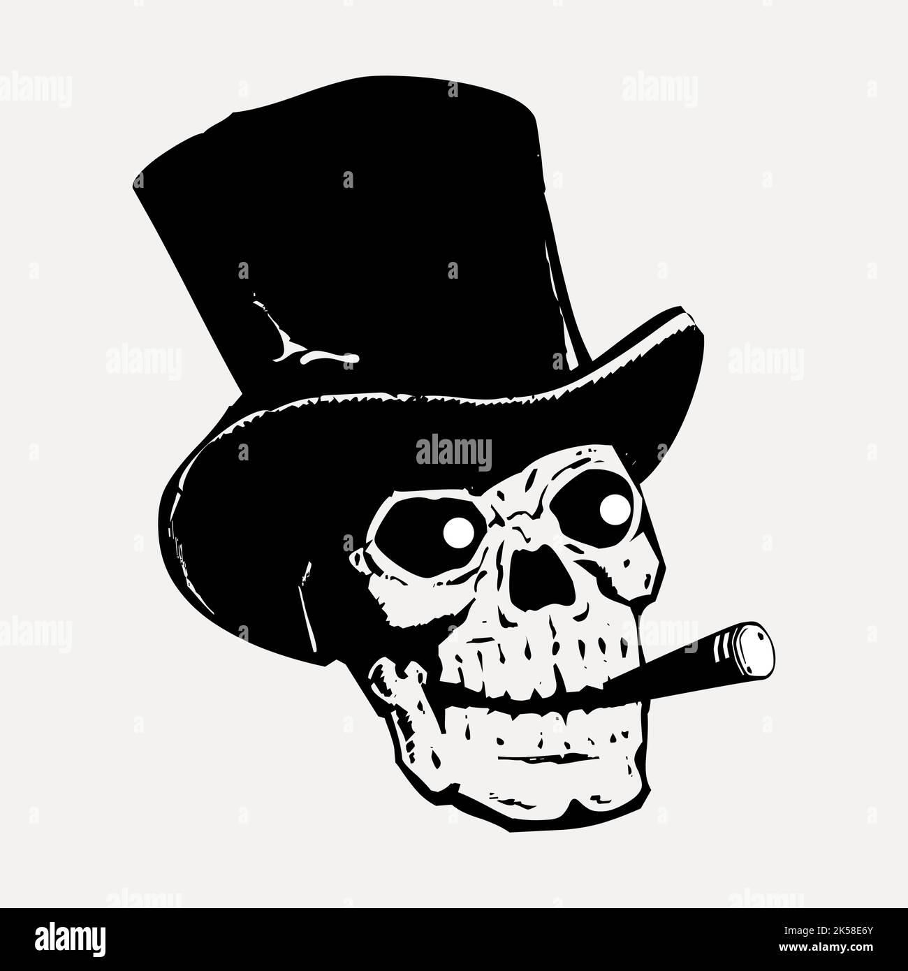 Top hat hand drawn hi-res stock photography and images - Alamy